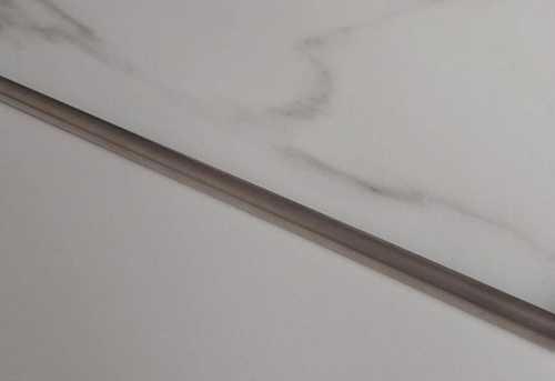 Ручка-рейлинг мебельная, 49.5х3.5х1.4 см, никель