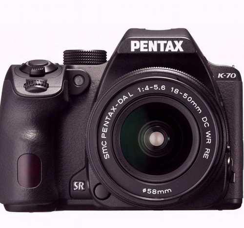 Фотокамера Pentax K-70   объектив DA L 18-50 WR черный