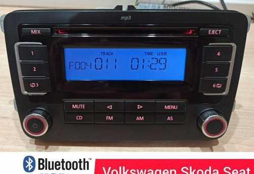 Магнитола с usb и bluetooth VW Skoda Seat