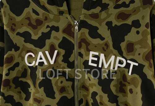 Зип худи Cav Empt зеленое bape style