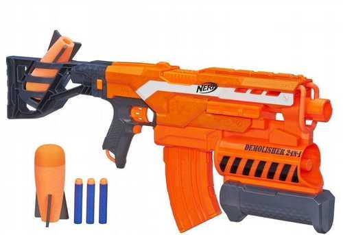 Бластер Nerf Elite Demolisher 2-in-1