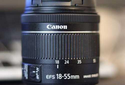Объектив Canon EF-S 18-55 IS STM