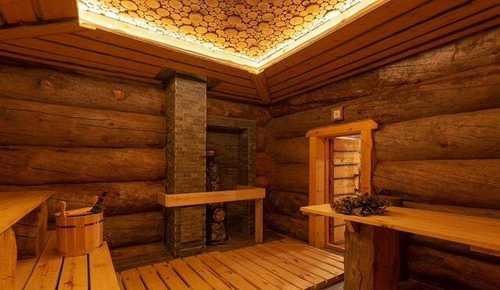 Панно Можжевельник для бани и сауны