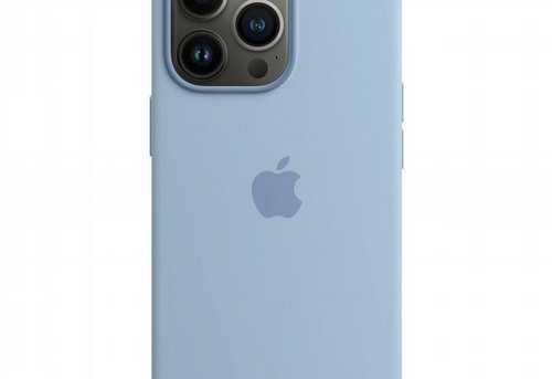 Силиконовый чехол для iPhone 14 Pro Max (голубой)