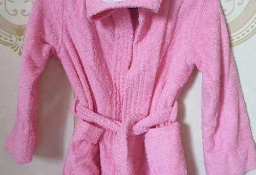 Детский махровый халат, Fluffy-Bunny, разм 122