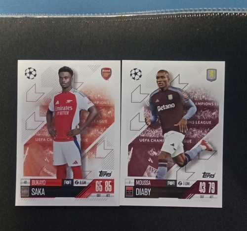 Карточки topps match attax