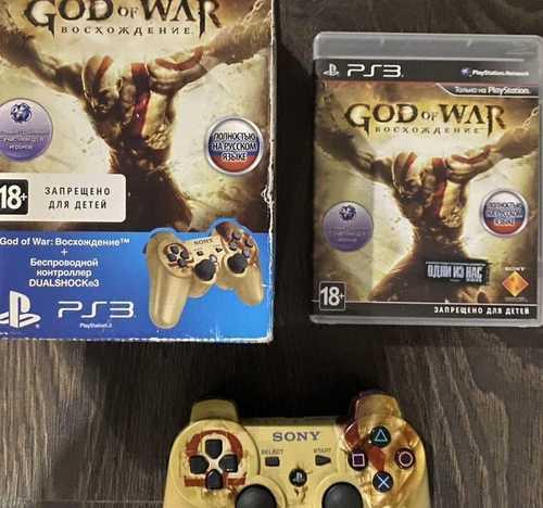 Лимитированный Dualshock 3 God of War Восхождение