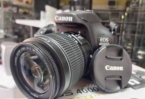 Зеркальный фотоаппарат Canon EOS 4000D /84
