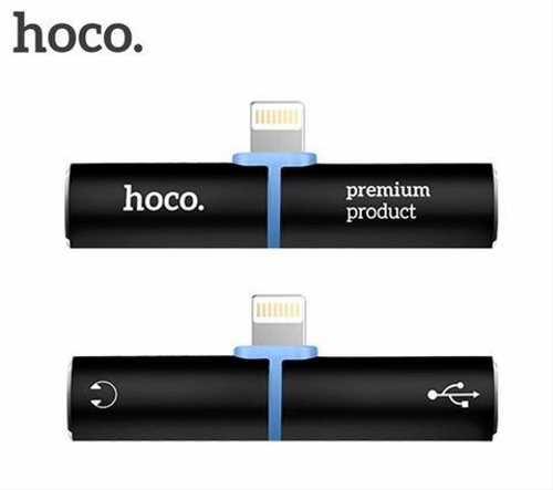 Hoco LS4 для iPhone Lightning / Jack 3.5 (черный)