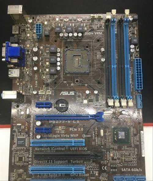 Материнская плата asus P8Z77-V LX lga1155