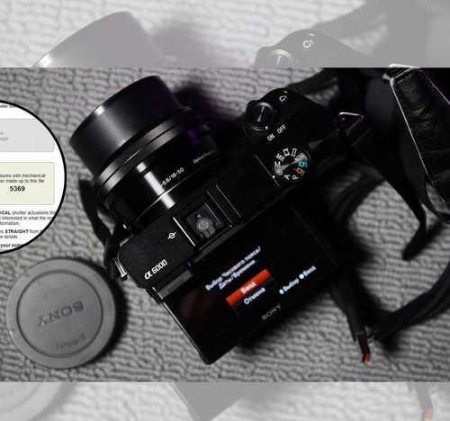 Sony a6000 kit black (пробег 6000)