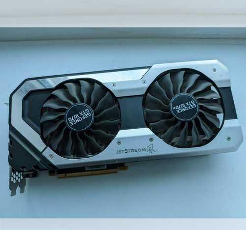 Видеокарта Nvidia GTX 1070 Ti Super 8gb Jetstream