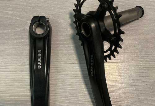 Шатуны shimano-mt510, 175mm, 32T