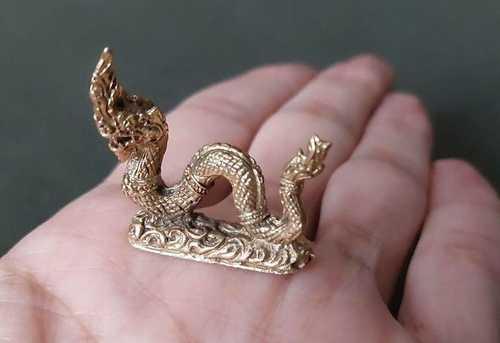 Статуэтка дракон фигурка металл
