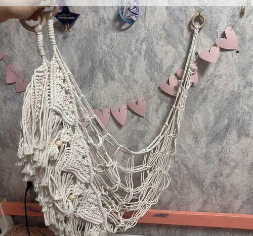 Кофр для хранения игрушек макраме