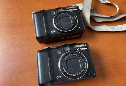 2 Фотоаппарата Canon PowerShot G9