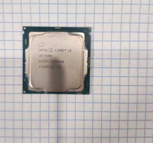 Процессор Intel core i3-7100