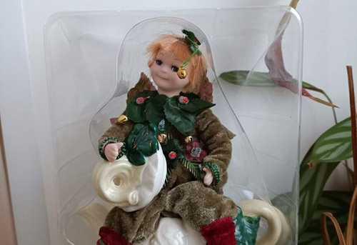 Подарочный набор- заварной чайник и куколка
