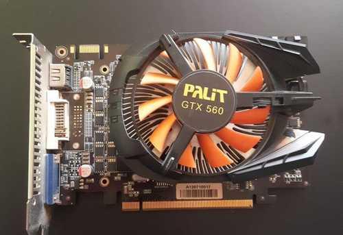 Видеокарта nvidia gtx560 OC 1GB