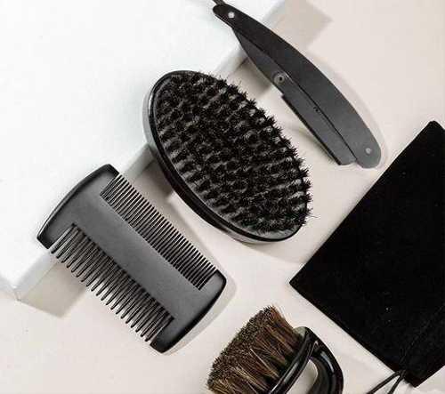 Мужской набор для бритья бороды + расчестка