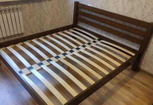 Кровать двуспальная цвета "Венге"