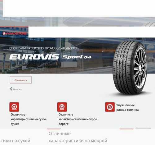 Roadstone Eurovis Sport 04 195/55 R15 85V