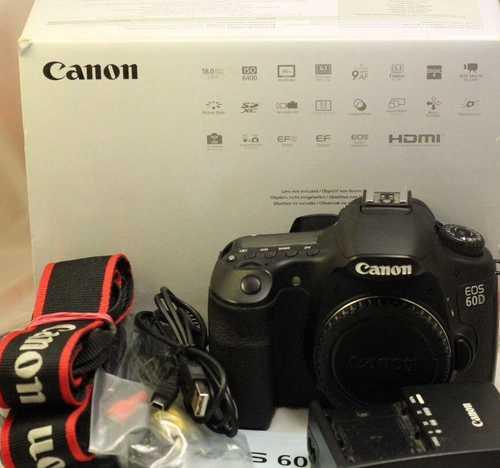 Canon 60D body 22К затвор