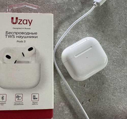 Беспроводные наушники Uzay TWS Pods 3