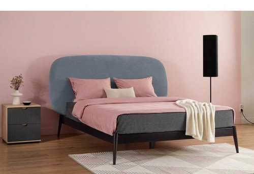 Кровать Саоми 140 Velvet Grey
