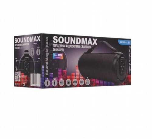 Портативная колонка Soundmax SM-PS5020B Black