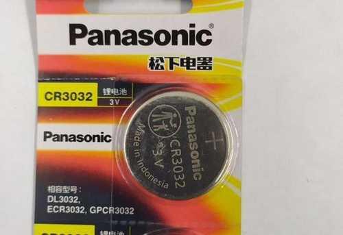 2 штуки Panasonic CR3032 литиевый элемент питания