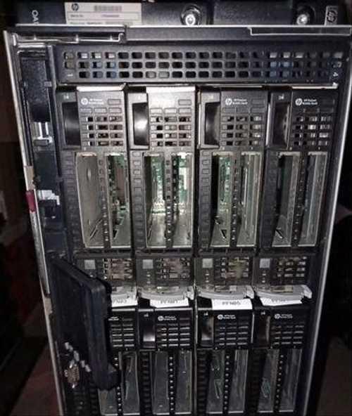 HP C3000 blade system + 8 BL460 Gen8 2xE5-2620v2