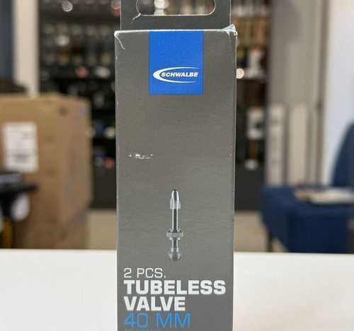 Ниппель бескамерный schwalbe Tubeless Valve, 2 шт