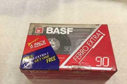 Аудиокассеты новые запечатанные basf
