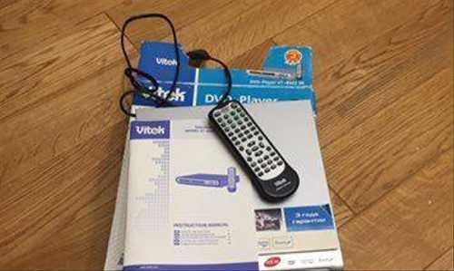 Dvd плеер vt-4002 sr/bk vitek