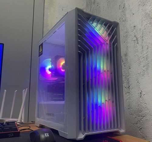 Игровой компьютер RX580 8gb, 240gb ssd, белый