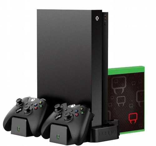 Подставка Xbox One X One S с акум зарядкой джойсти