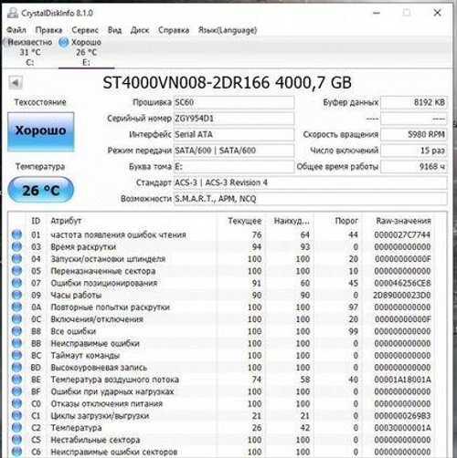 HDD 4 Tb SATA 6Gb/s Seagate Barracuda