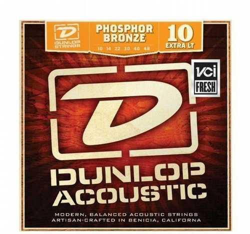 Струны для акустической гитары dunlop DAP1048