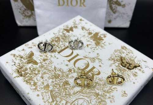 Серьги гвоздики Dior cd