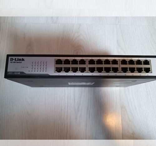 D-Link Коммутатор DES-1024D, черный