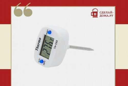 Термометр электронный поворотный та-288, с коротки