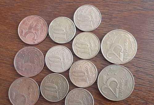 Монеты бразилии- сентаво