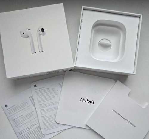 Коробка от наушников apple airpods 2