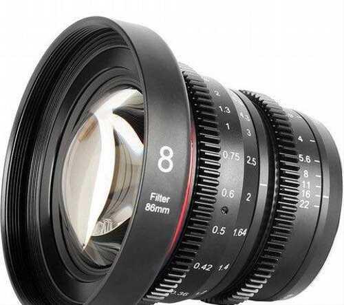 Объектив Meike 8mm T2.9 Cinema Lens MFT Mount