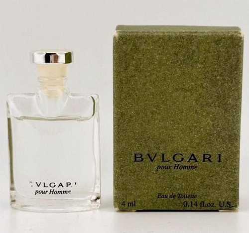 Bvlgari Pour Homme 4 мл винтаж 2006