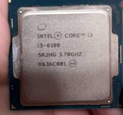 Процессор intel core i3 6100