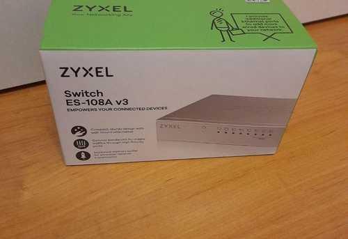 Коммутатор zyxel switch es-108a v3