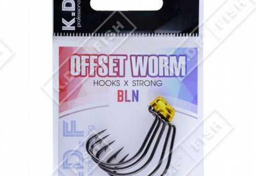Крючок офсетный KDF Offset Worm №1/0