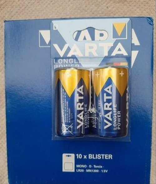 Батарейки Varta LR20 (D)